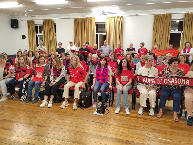 Felicitación del Orfeón Pamplonés a Osasuna - Noticias